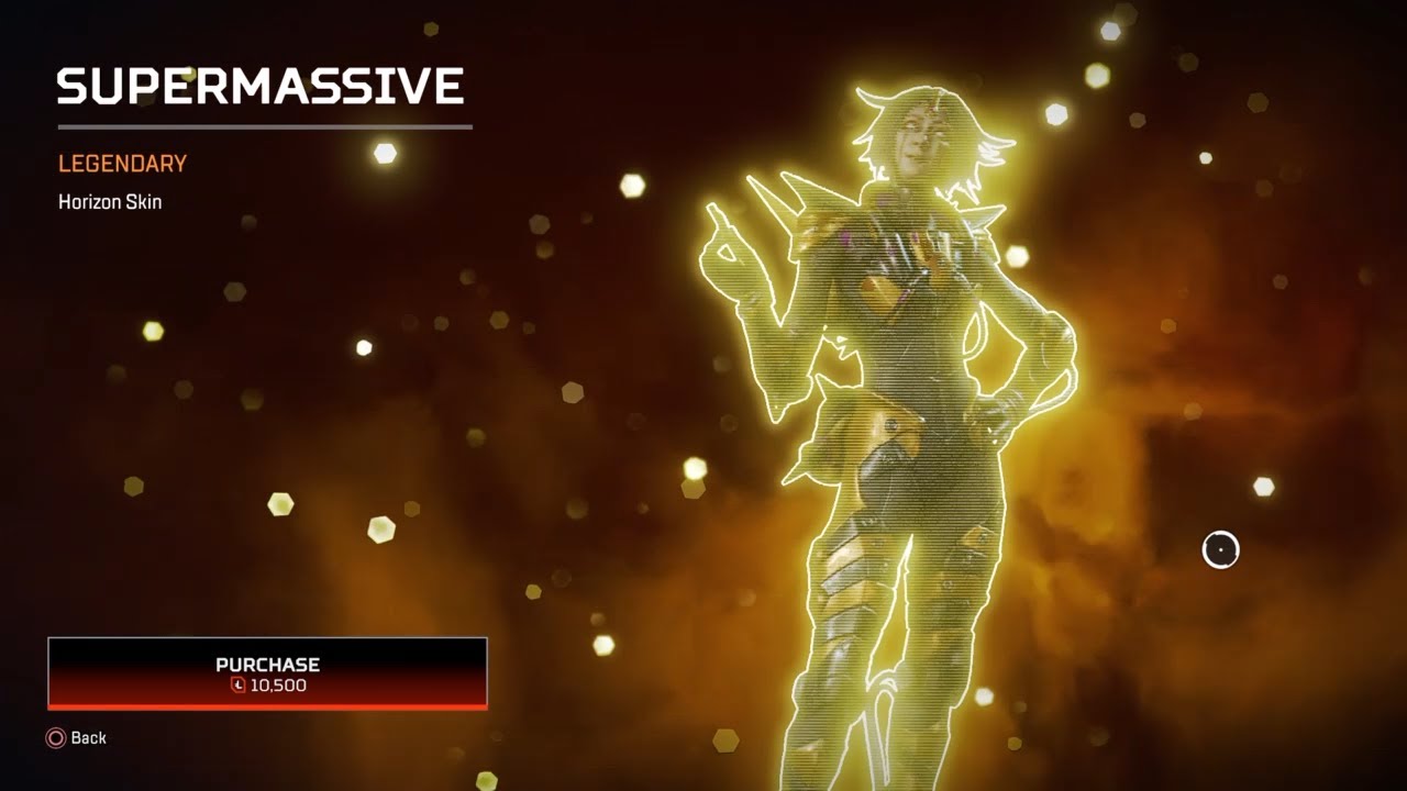 New Supermassive Horizon Skin in Apex Legends Season 9 Legacy - YouTube