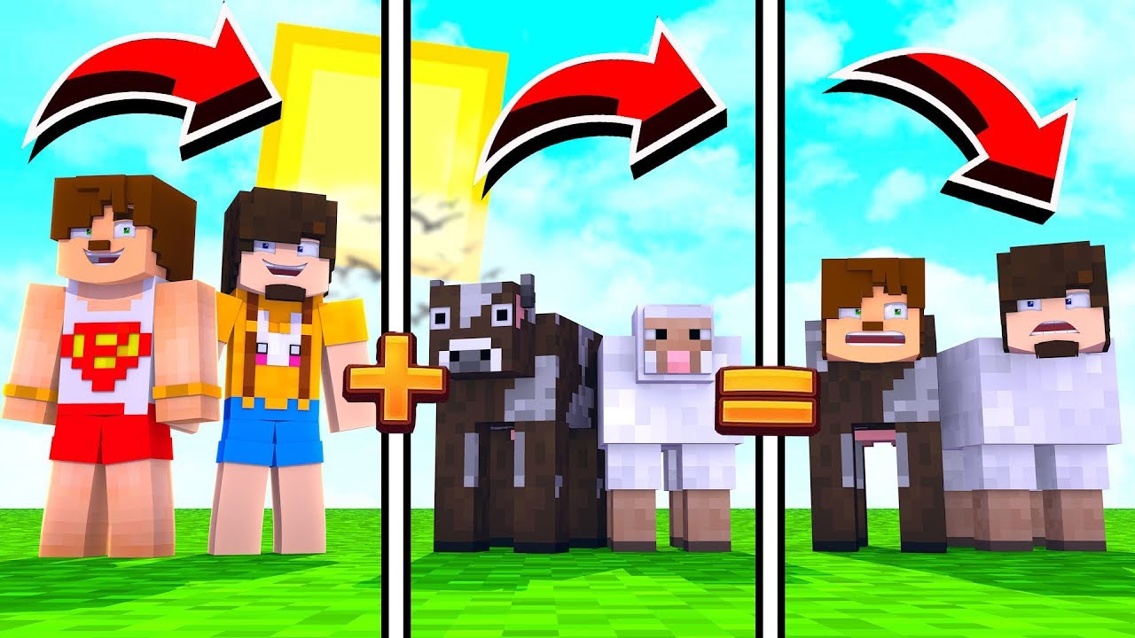 KOYUN OLUP SAKLANMAK - Minecraft Hayvan Saklambacı - YouTube