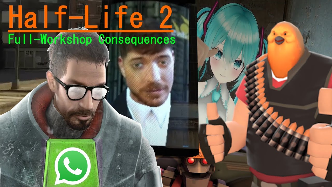 Half Life 2 With Random Mods From The Workshop - YouTube