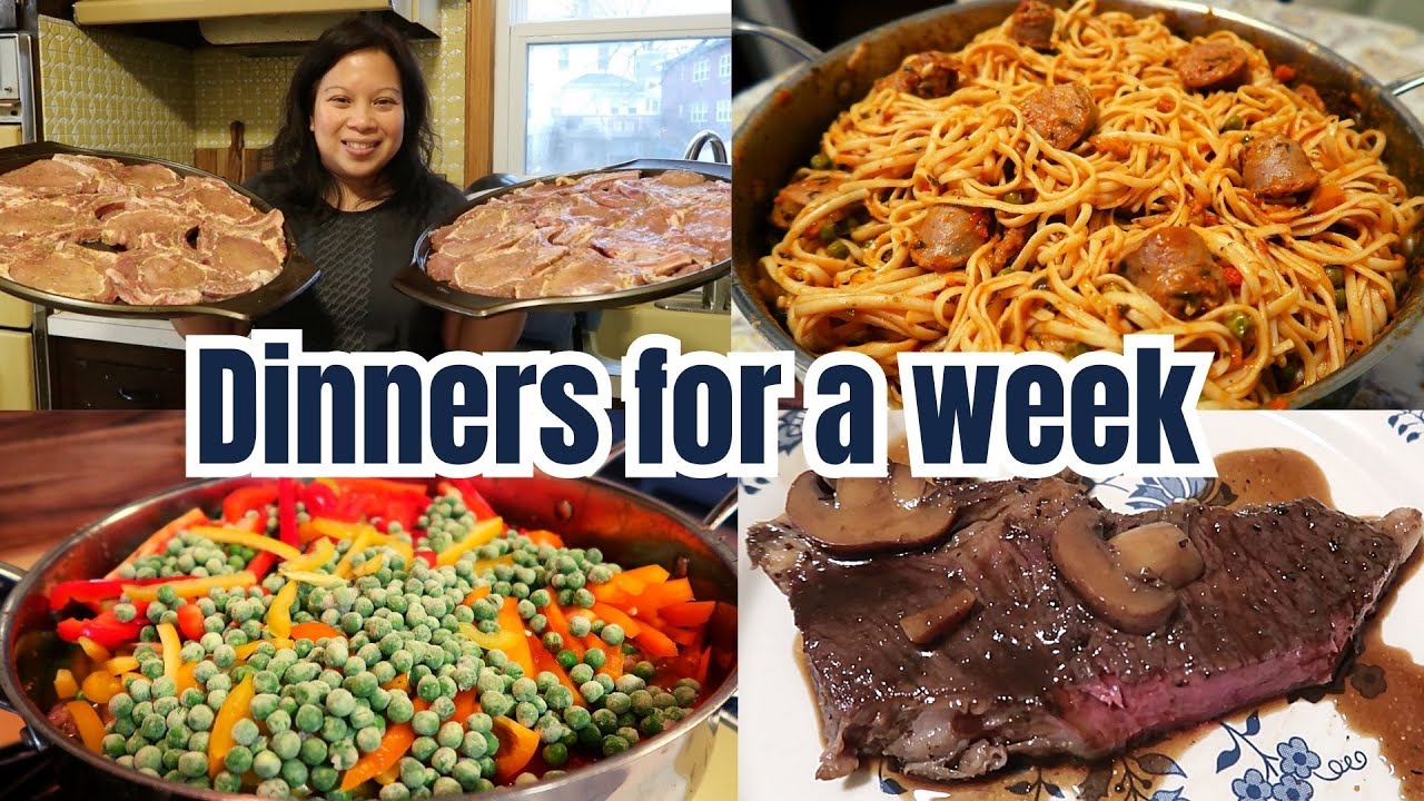 Dinners For A Week #1 | Making Food Stretch - YouTube