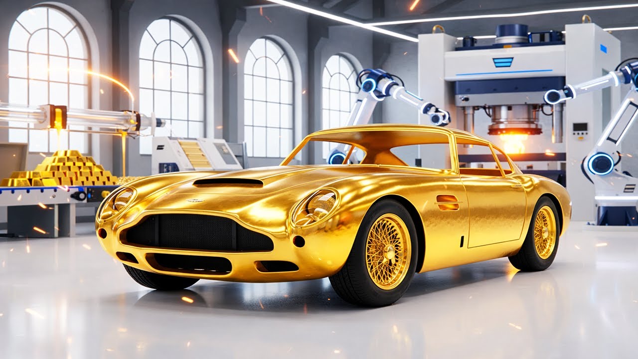 From Gold Bullion to Race Car: Manufacturing the Solid Gold Aston ...