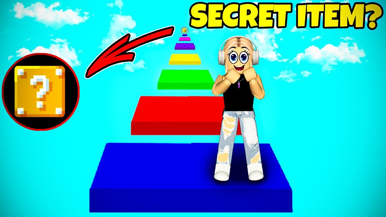 FREE Trails AND A Secret Item! |Rainbow Obby Easy - YouTube