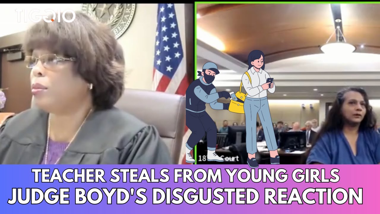 Judge Boyd's DISGUSTED Reaction to Teacher Stealing from Young Girls ...