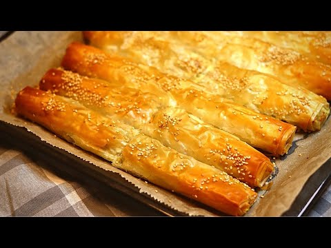 Warum kannte ich dieses Rezept früher nicht? Super schnelle Filoteig Röllchen mit Spinat und Feta