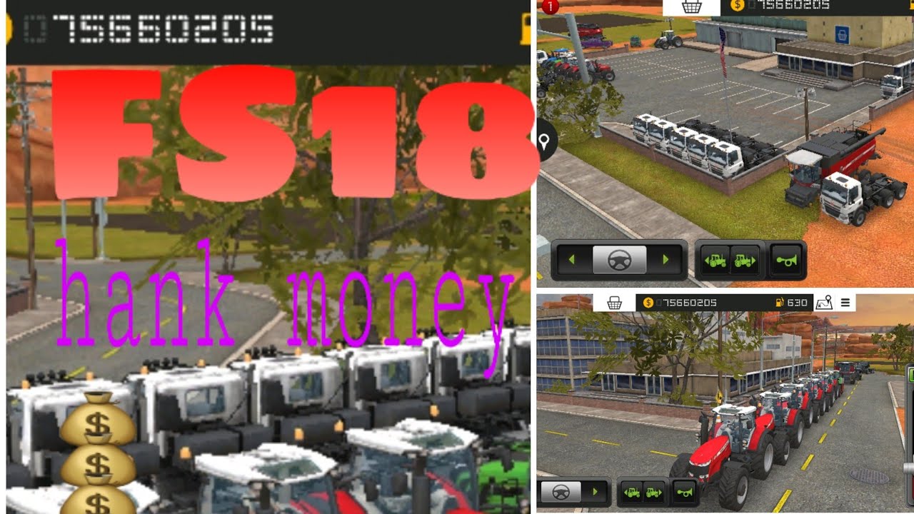 Fs18 gameplay hack money//farming simulator 18 download free//fs18 hack ...