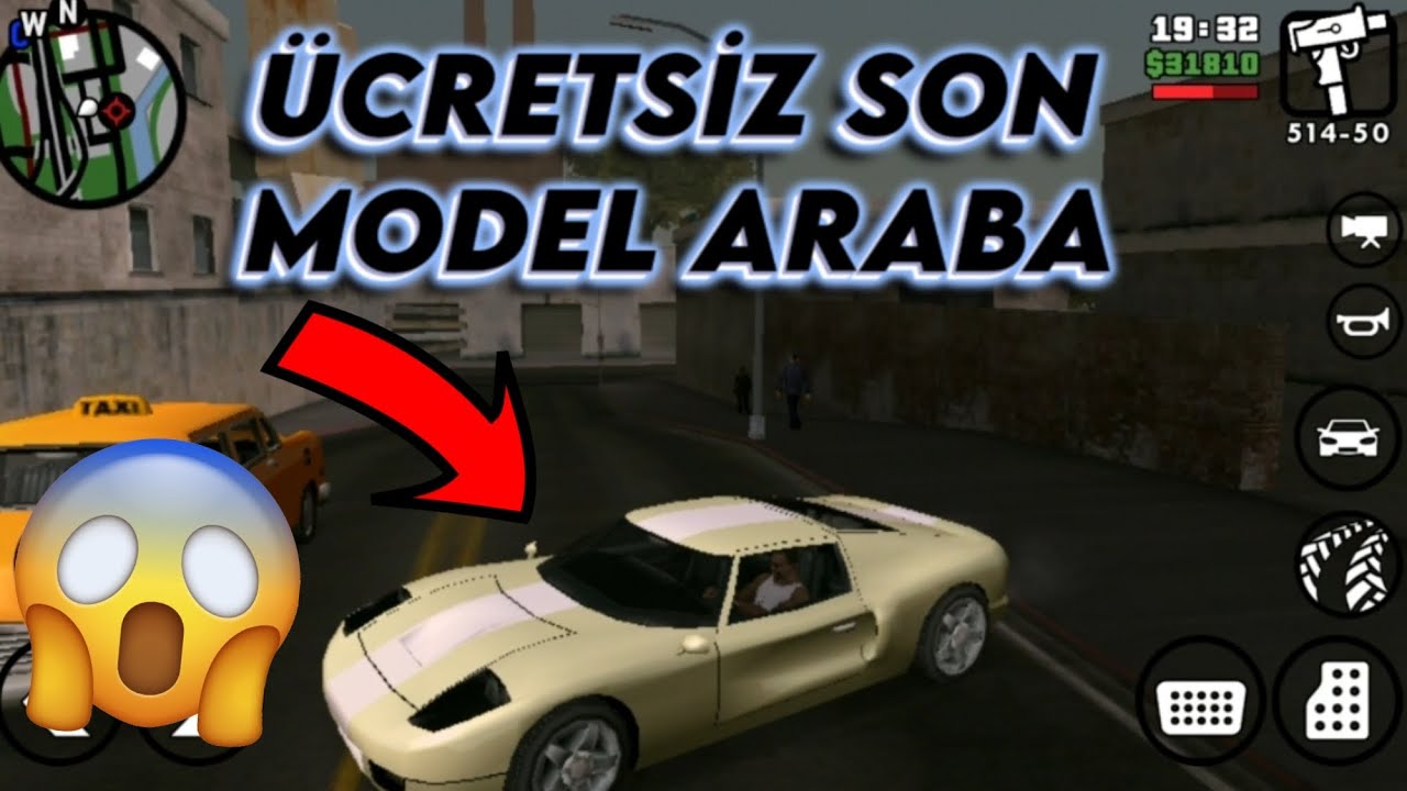 Gta San Andreas'ta ÜCRETSİZ SON MODEL ARABA ! - YouTube