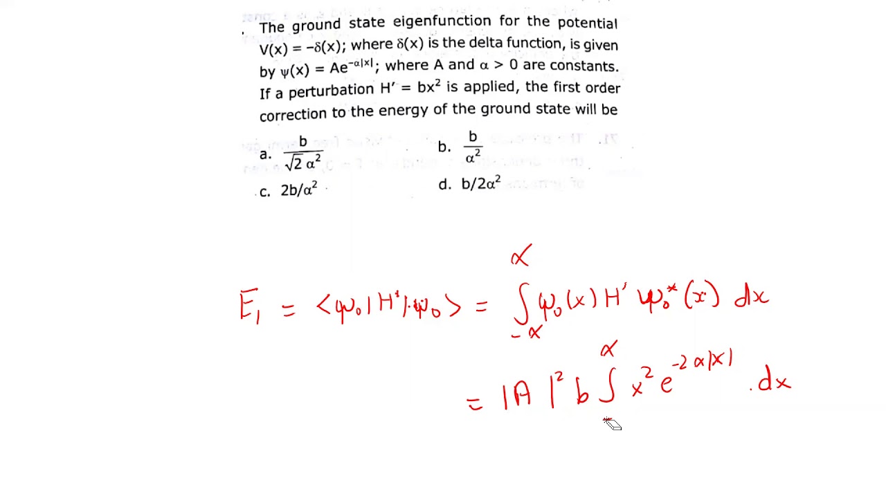 Qunatum Mechanics solved problems 25 - YouTube