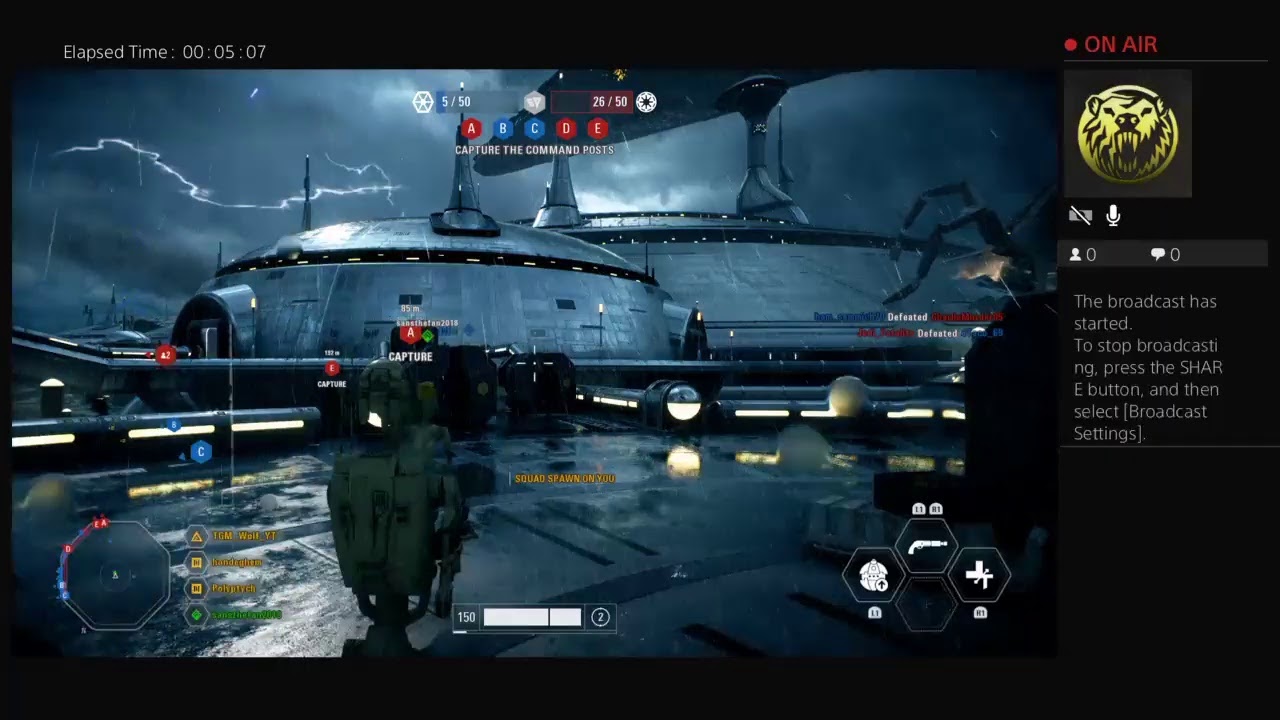 Star wars Battlefront 2 gameplay live ps4 - YouTube