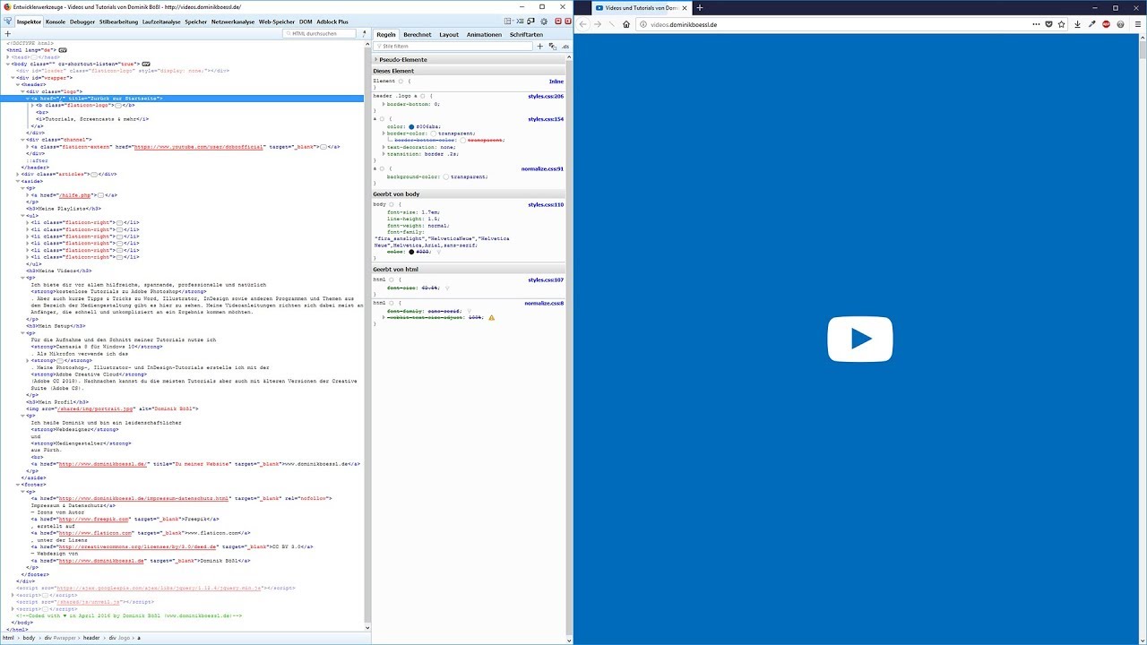 Animiertes Lade-Icon (Preloader) erstellen – Webdesign-Tutorial - YouTube