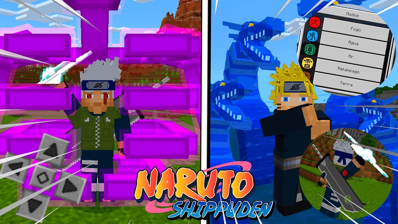Naruto Ultimate Ninja Craft! A ADDON DE NARUTO QUE SUPEROU TODAS AS ...