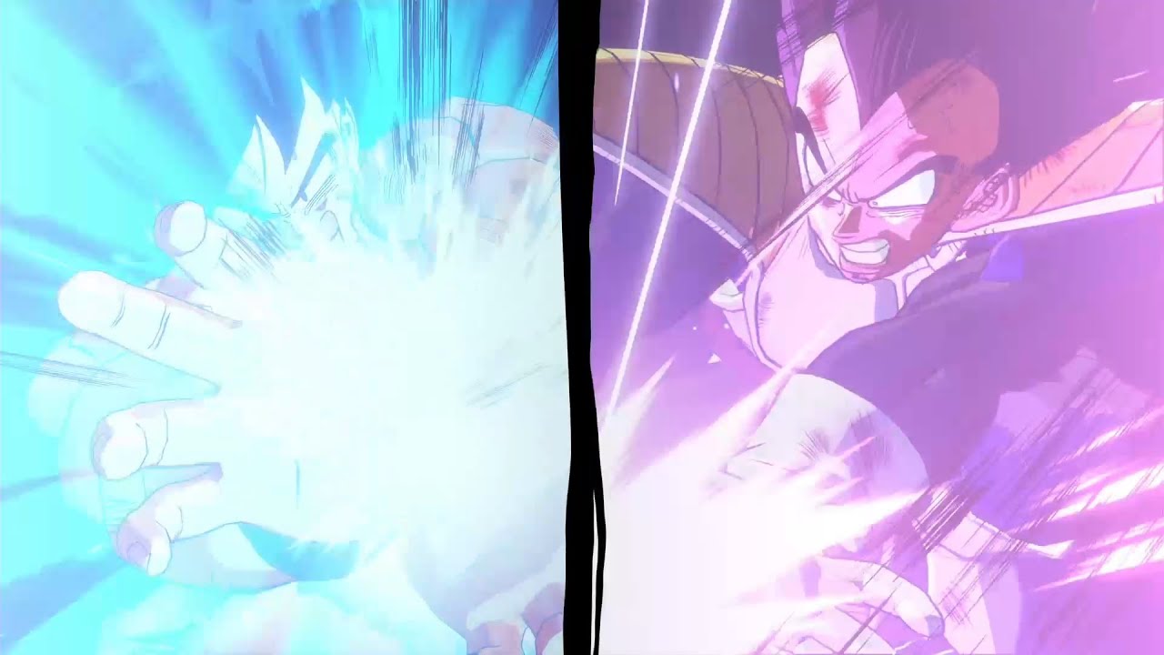 Dragon Ball Z: Kakarot - Goku vs vegeta Full fight all cutscenes - YouTube