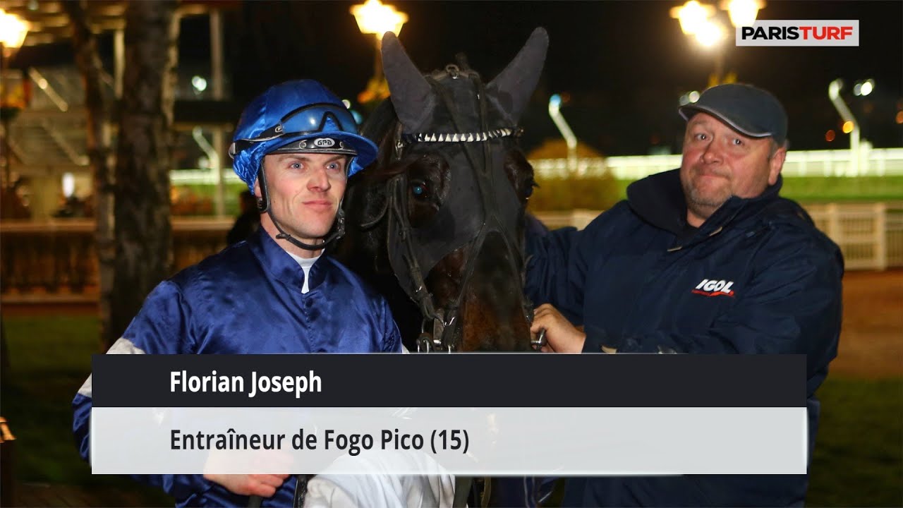 Florian Joseph, entraîneur de Fogo Pico (26/11 à Paris-Vincennes) - YouTube