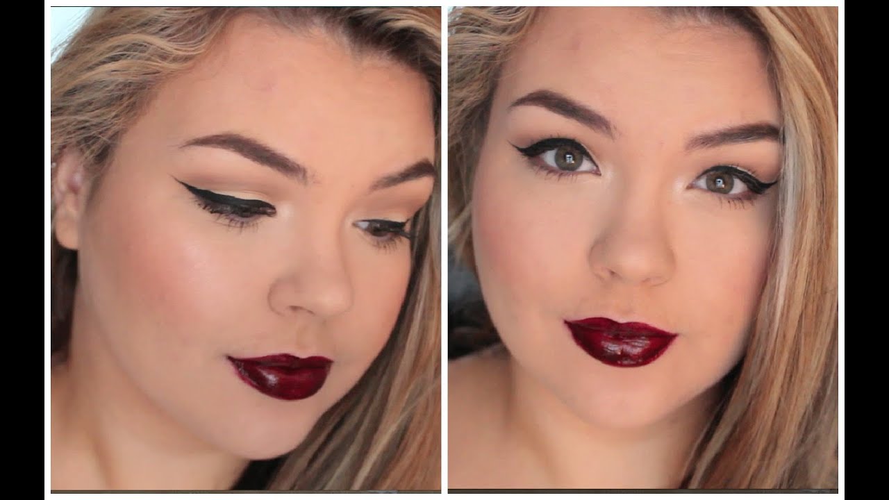Vampy Makeup Tutorial - YouTube