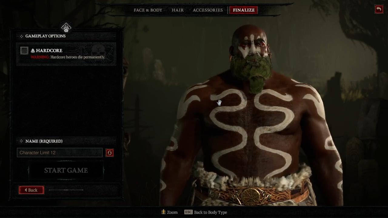 Diablo Character Ep. 3 - Druid - Character Customization - YouTube