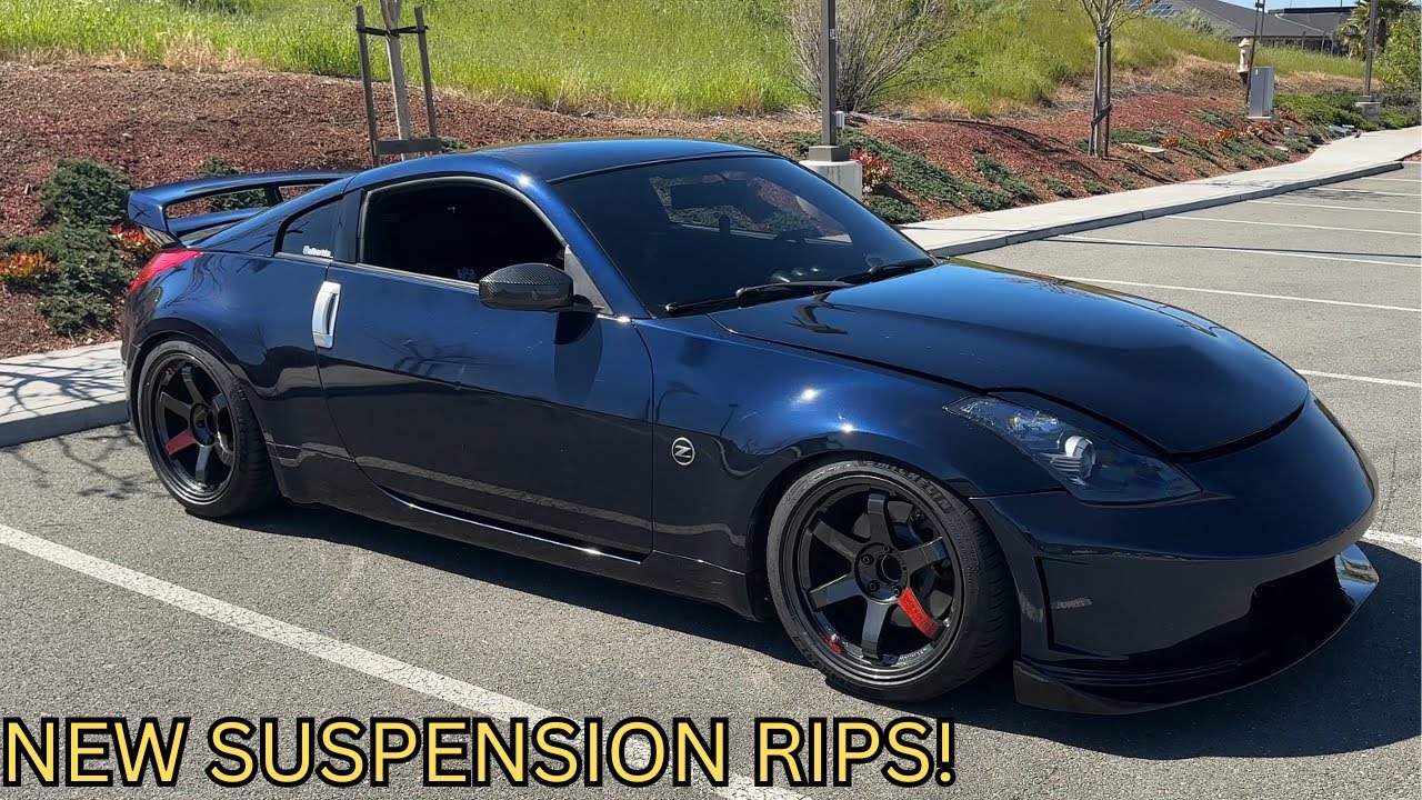 TESTING NEW SUSPENSION ON TOUGE | 350z - YouTube