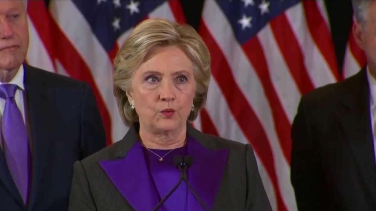 HILLARY CLINTON SPEECH AFTER ELECTION - YouTube