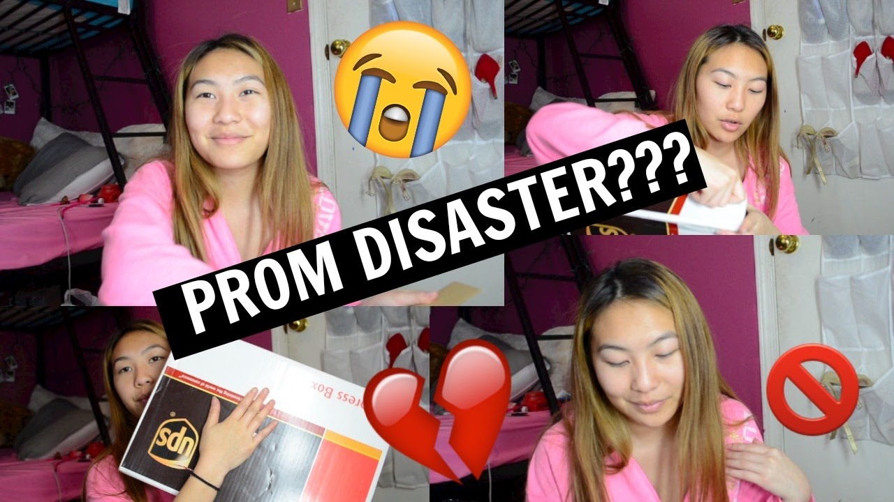 PROM DRESS UNBOXING: PROM DISASTER?!?! - YouTube