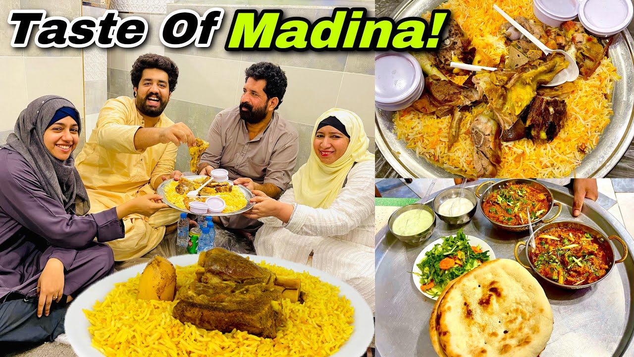 Traditional Arabian Food Of MADINA | Goat and Chicken Mandi | Full Day ...