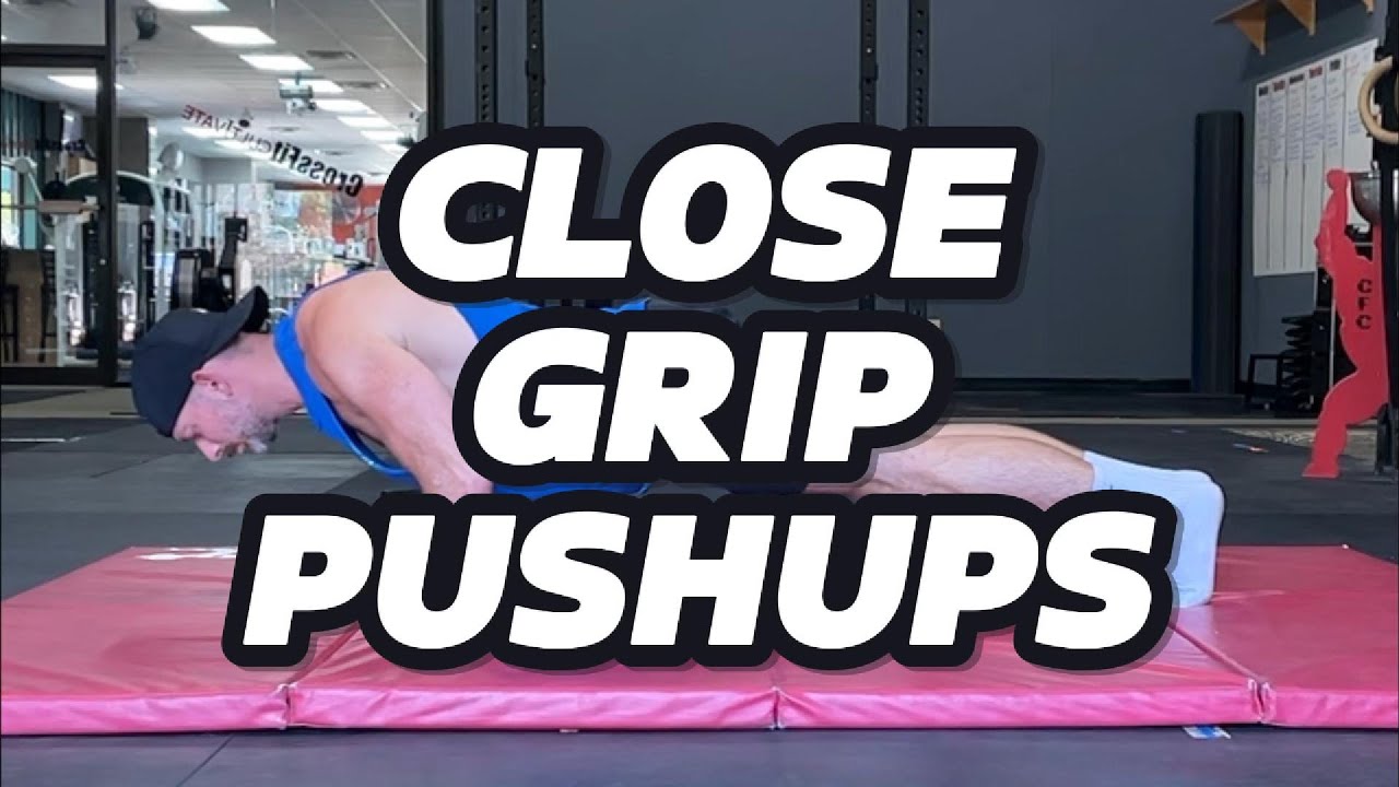 How To Do Close Grip Pushups - YouTube
