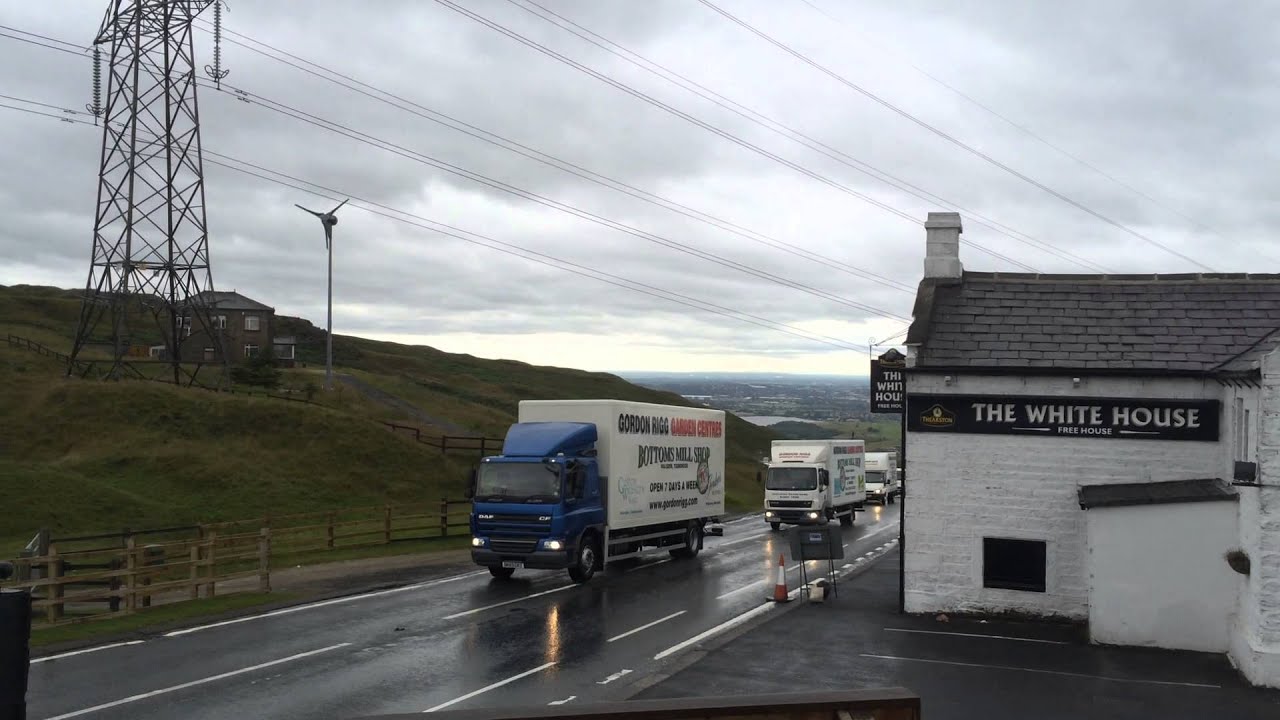 Gordon Rigg Garden Centres 70th Anniversary Convoy driving over ...