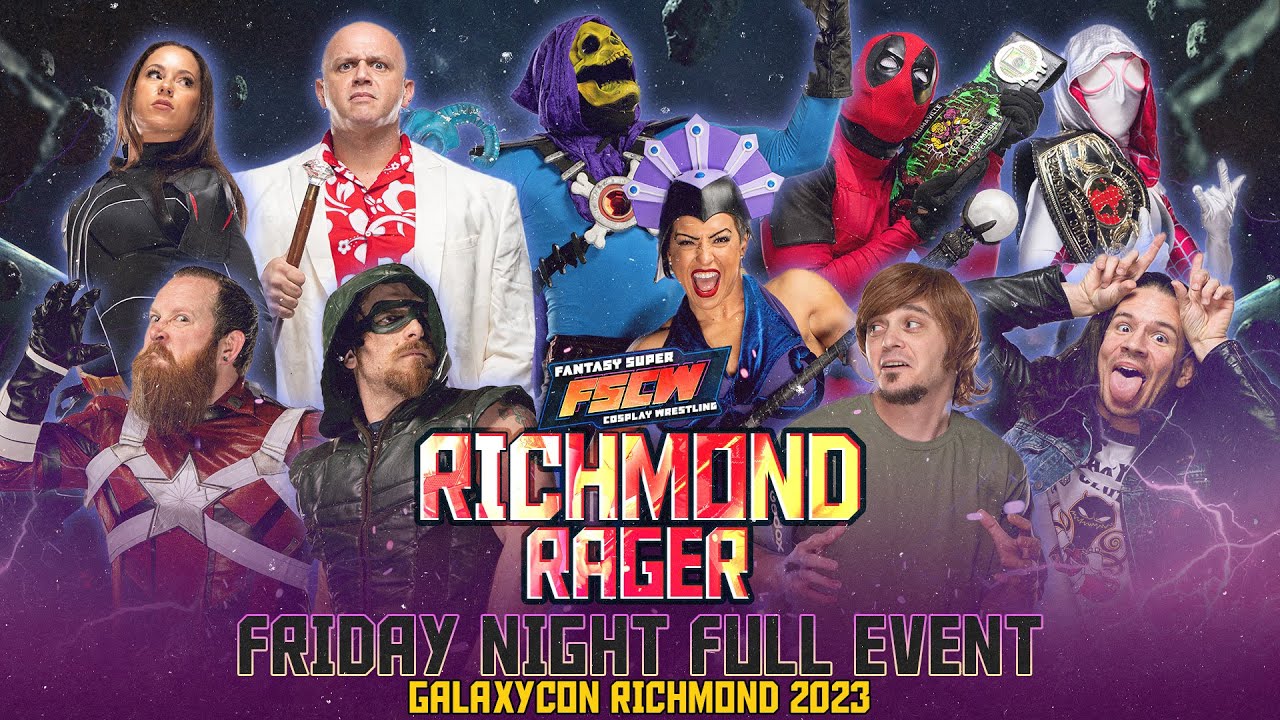 FSCW (Cosplay) Wrestling at GalaxyCon Richmond 2023 FRIDAY NIGHT FULL ...