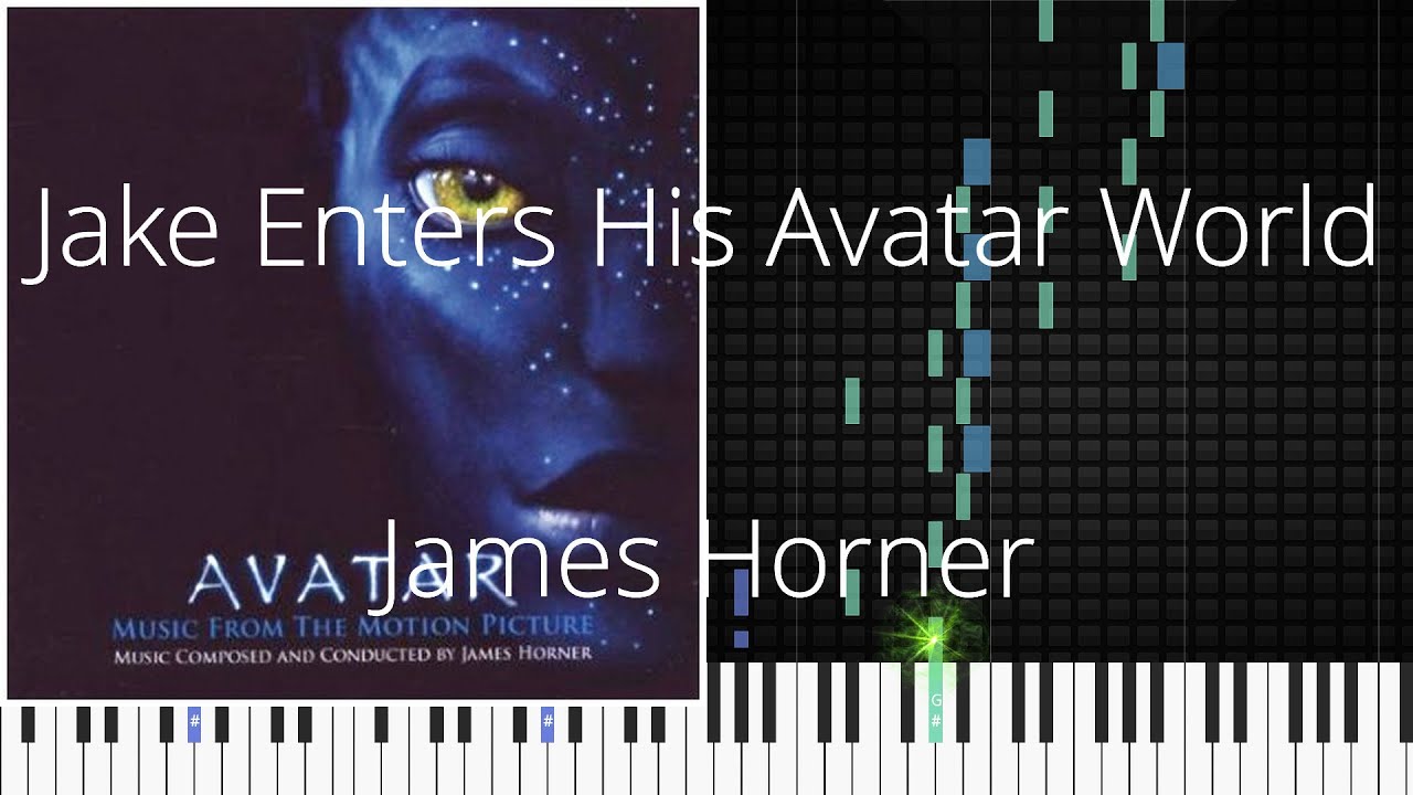 🎹 Jake Enters His Avatar World, James Horner, Synthesia Piano Tutorial ...