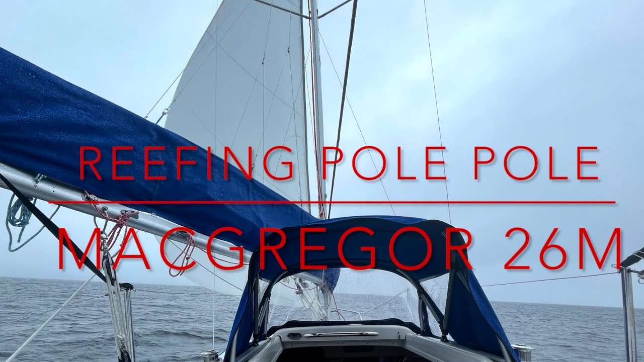 Reefing lines on Pole Pole - YouTube