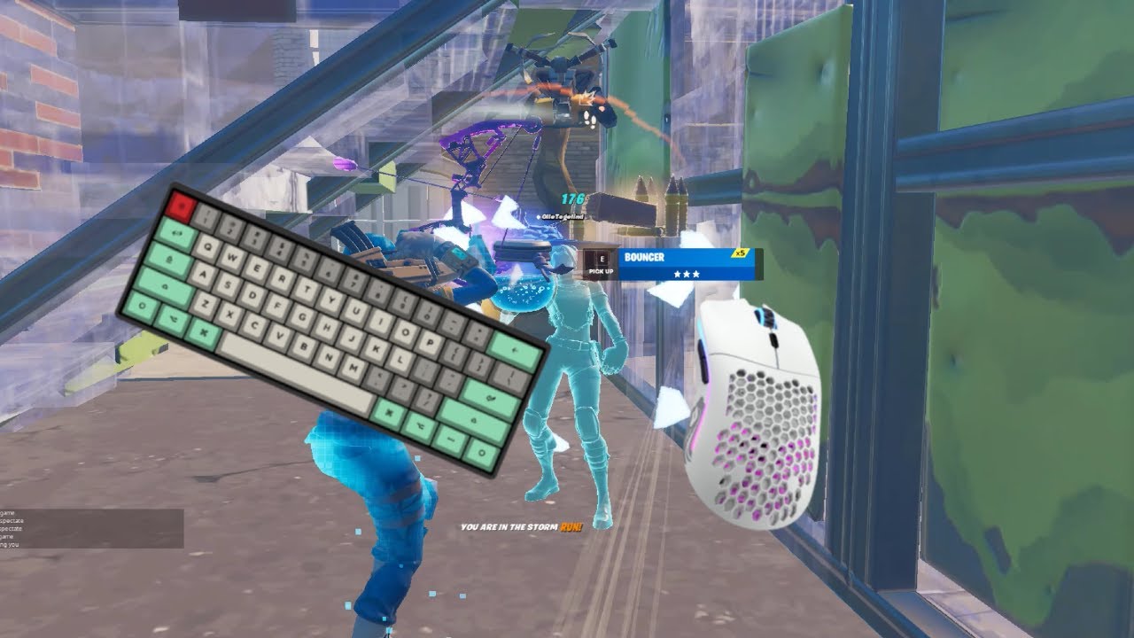 $700 Custom Keyboard 😴 Fortnite Keyboard ASMR Sounds 😍| Satisfying ...