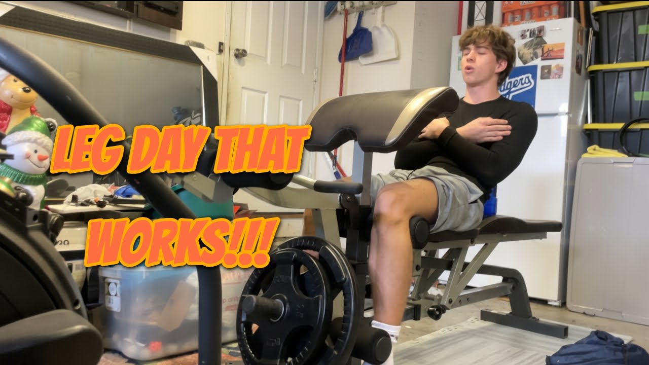 The Ultimate Beginner Leg Day That Actually Works - YouTube