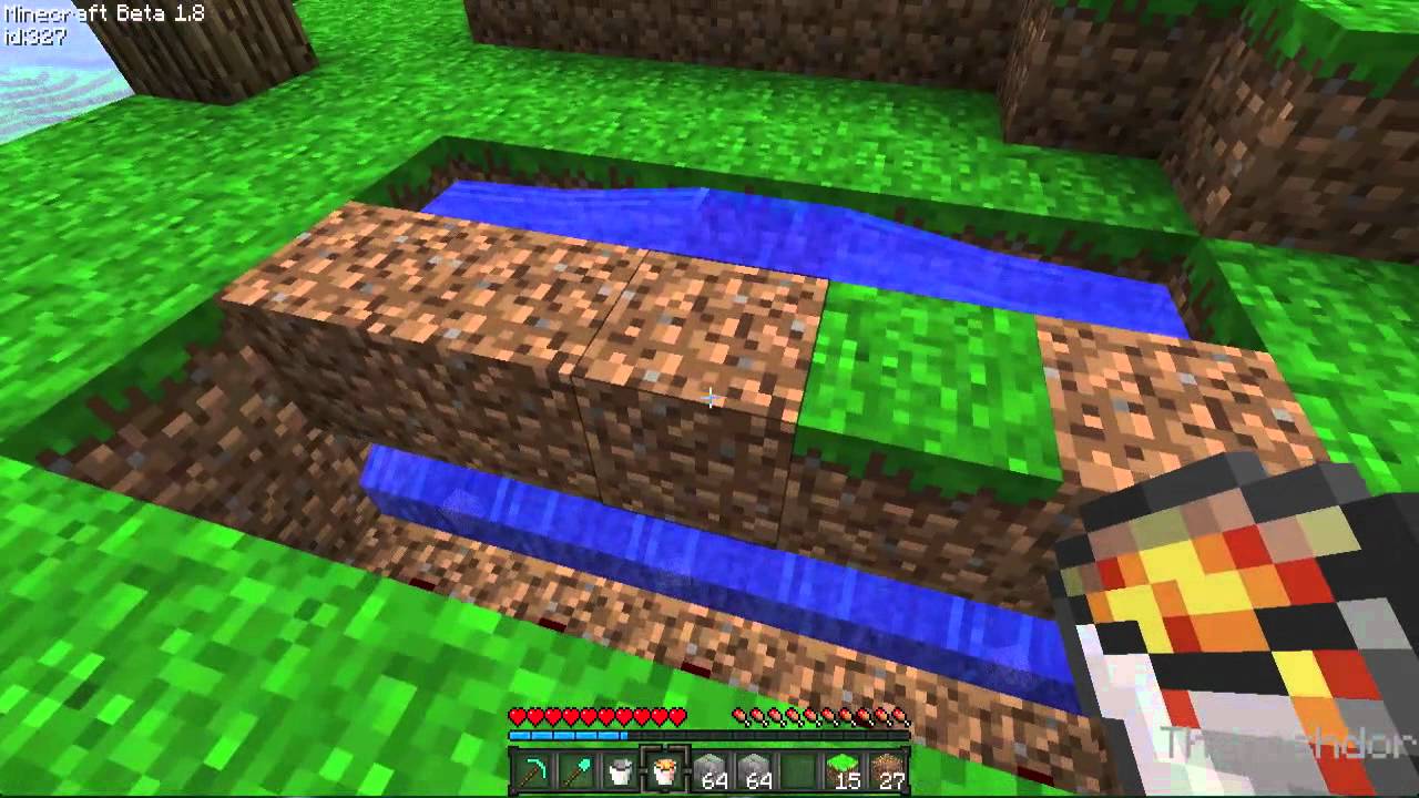 Minecraft Tutorial: How To Make An Obsidian Generator [HD] - YouTube