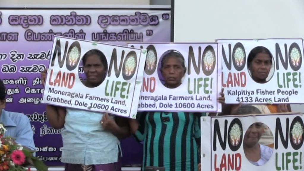 NO LAND NO LIFE CAMPAIGN SRI LANKA - YouTube