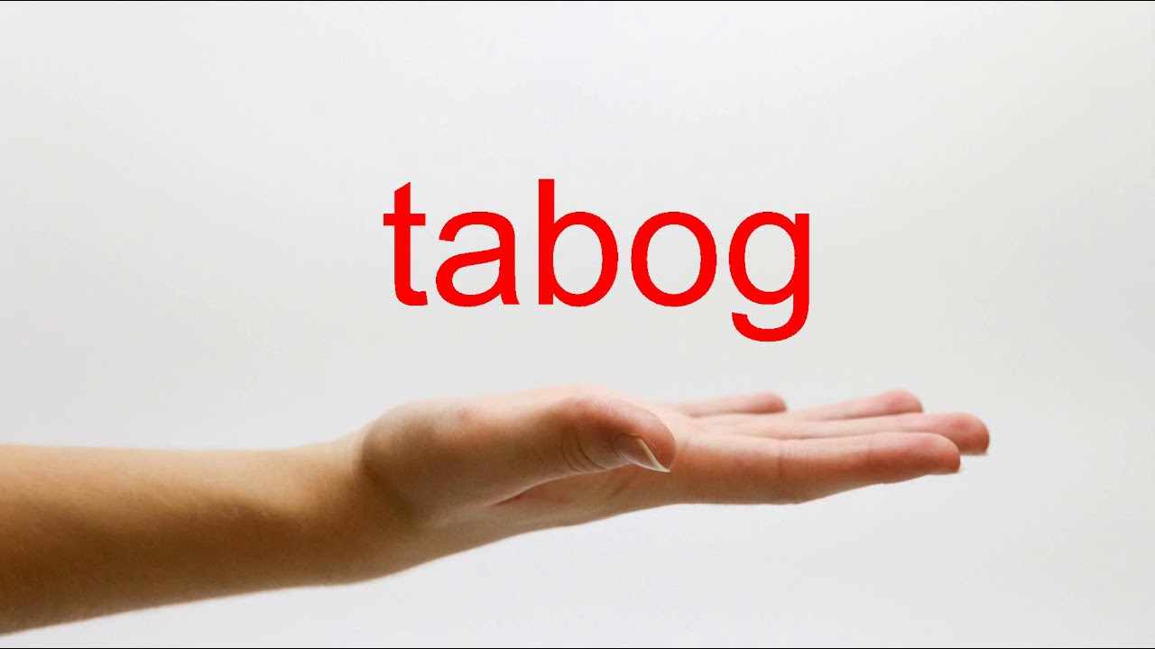 How to Pronounce tabog - American English - YouTube