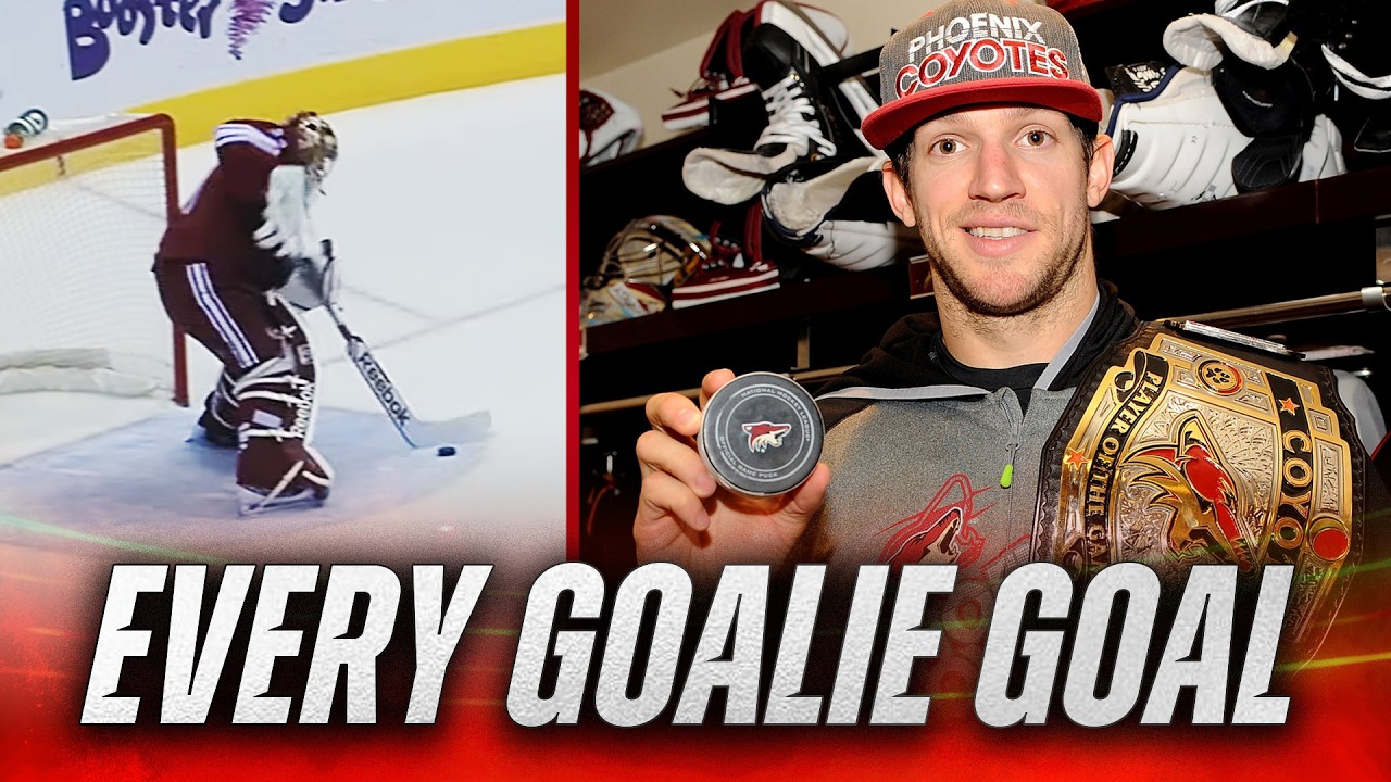 ALL of the GOALIE GOALS in NHL History 🥅🏒🚨 - YouTube