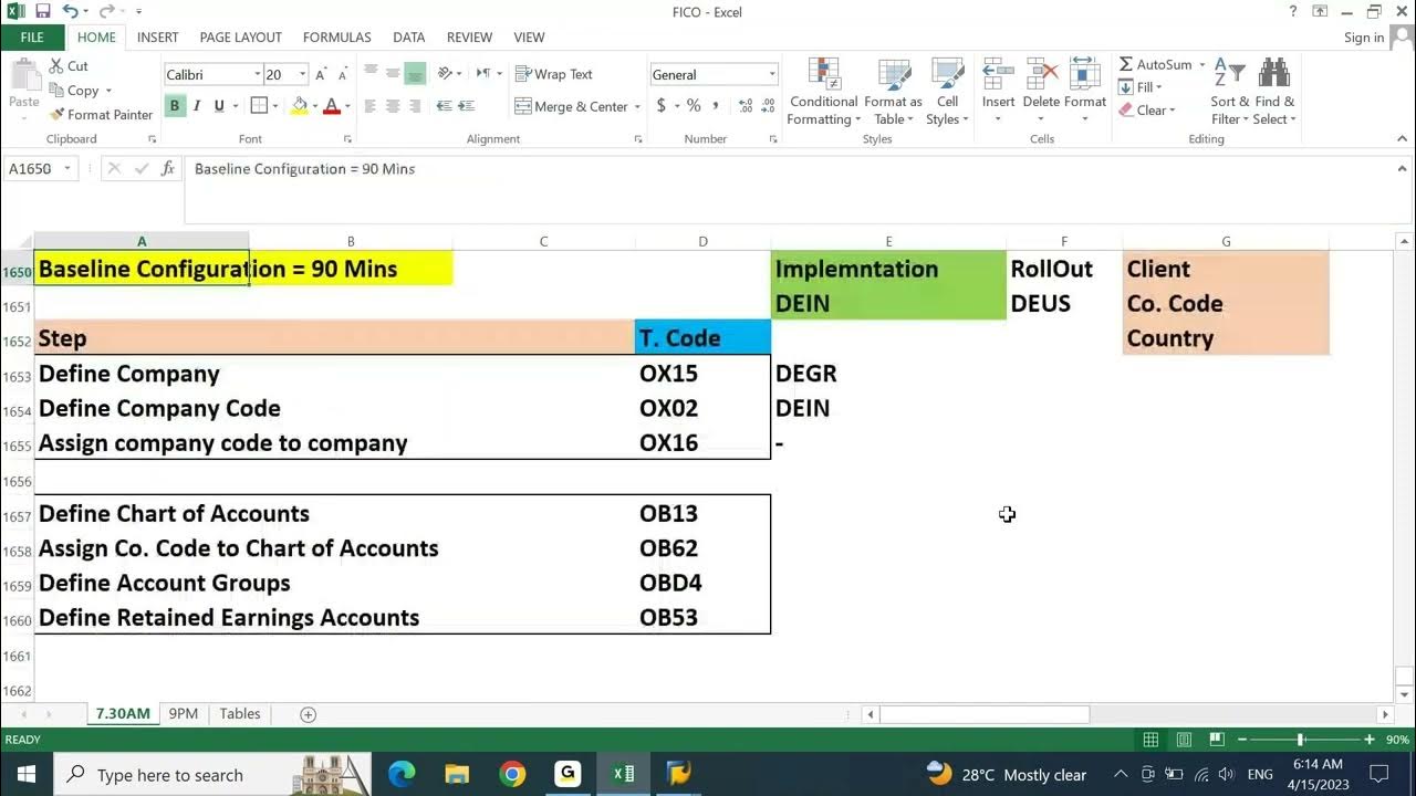 CHART OF ACCOUNTS Creation in SAP IMPLEMENTATION PROJECTS - YouTube