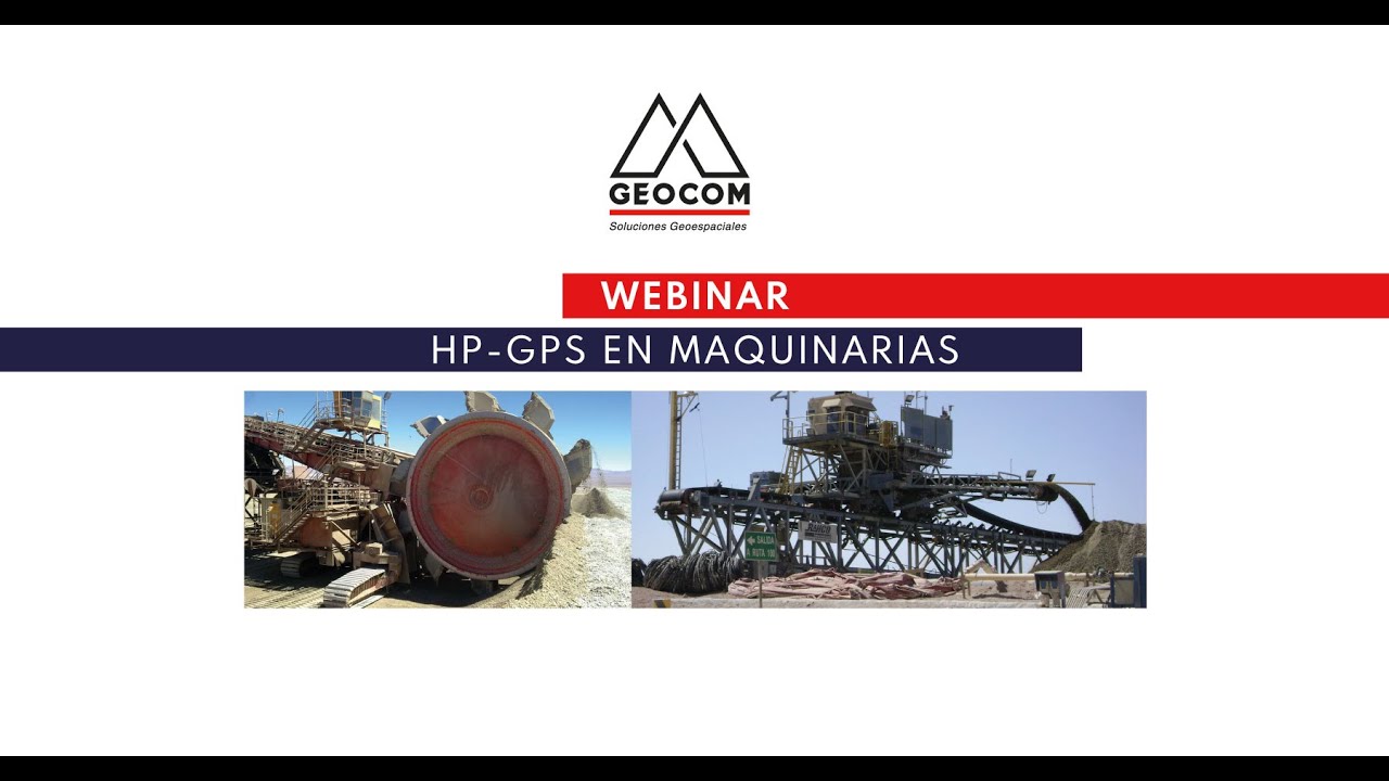 Webinar GEOCOM | HP-GPS en maquinarias - YouTube