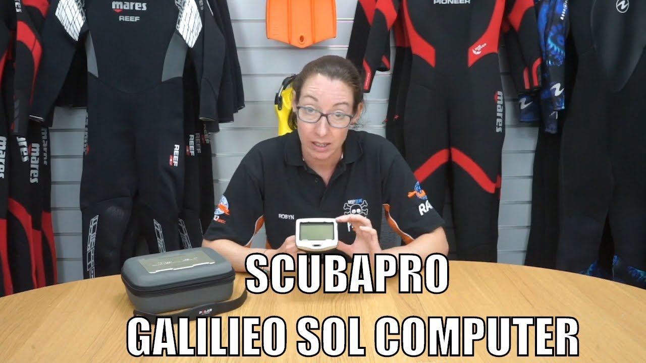 Scubapro Galileo Sol Dive Computer REVIEW - YouTube