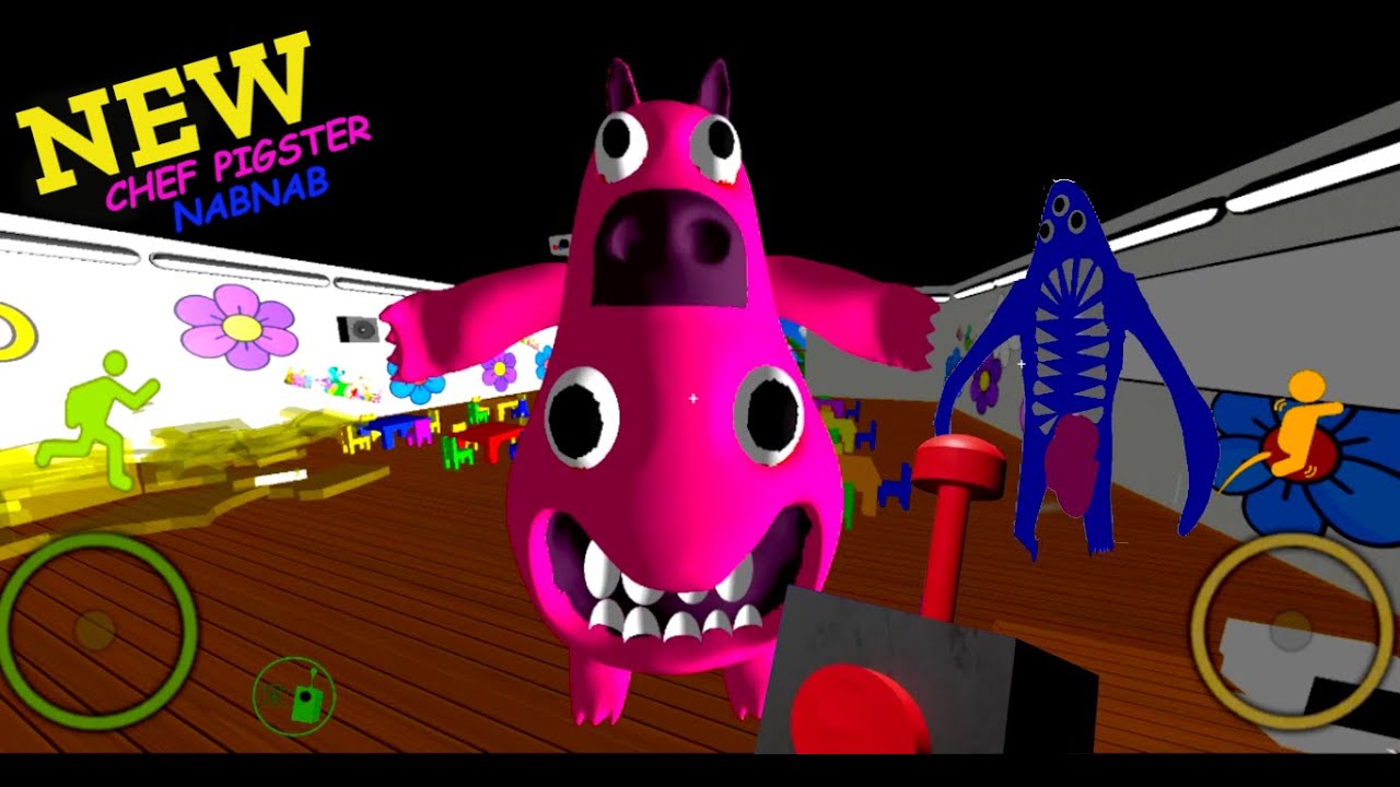Garten of Banban new monsters version Chef Pigster and NabNab ...