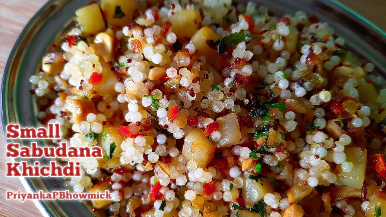 Small Sabudana Khichri || Non sticky sabudana khichdi - YouTube