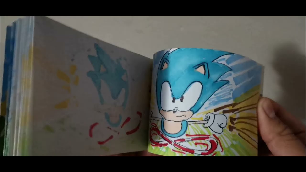 FLIPBOOK SONIC - YouTube