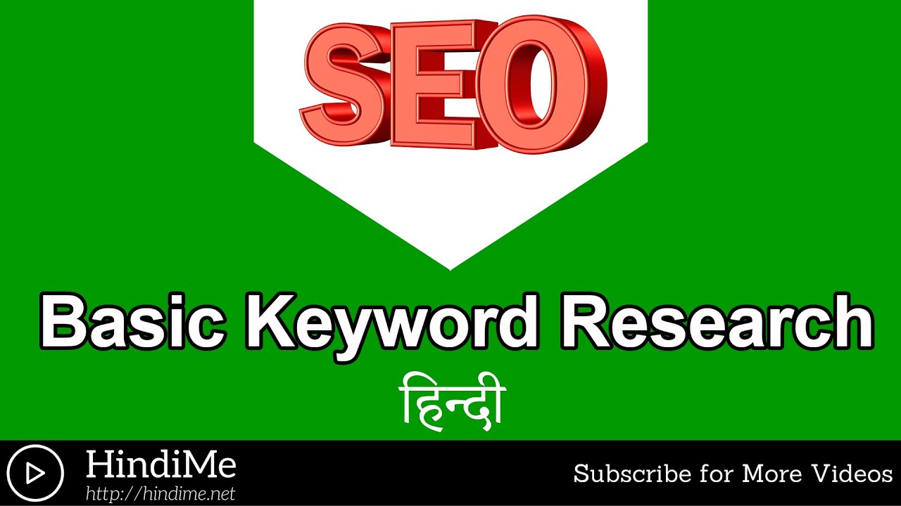 Basic Keyword Research Using Google Search - Beginner SEO - YouTube