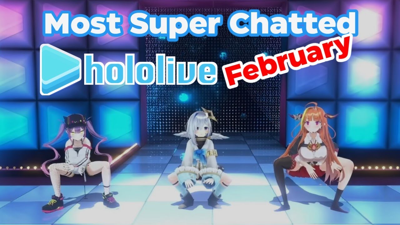 Top 20 Most Super Chatted Hololive Member - February 2021【#Hololive ...