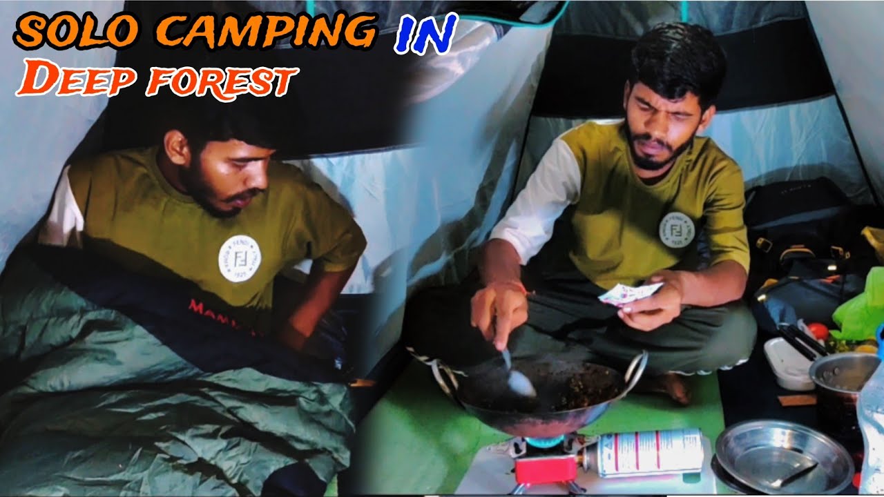 Solo Camping In Deep Forest | Camping In India | Camping In Uttarakhand ...