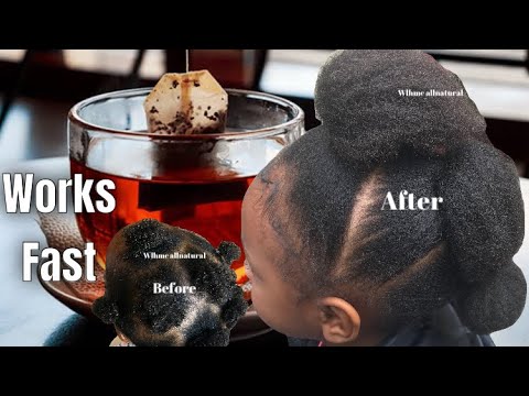 Black Tea Rinse for Natural hair growth! How to use Black tea for hair ...