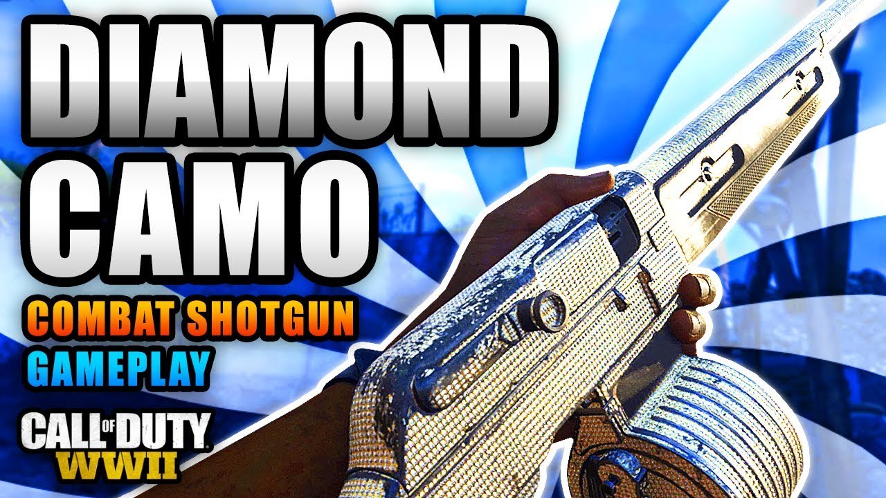 DIAMOND COMBAT SHOTGUN Gameplay! Diamond Camo Showcase on Shotguns ...