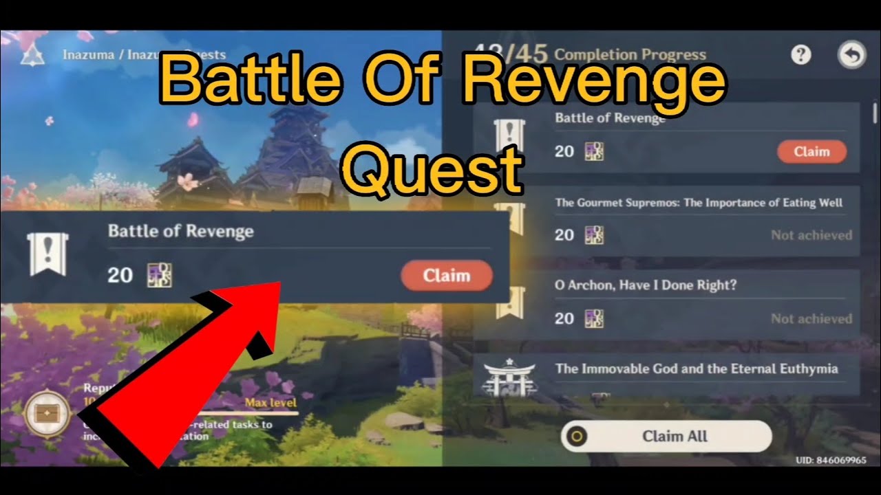 How To Unlock Battle of Revenge Quest! Super Easy! - YouTube
