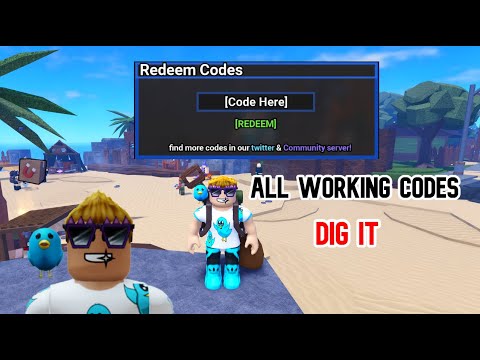 All Working Codes Dig It (Roblox) - YouTube