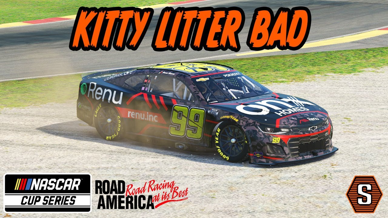 2022 NASCAR iRacing Series at Road America - Kitty Litter Bad - YouTube