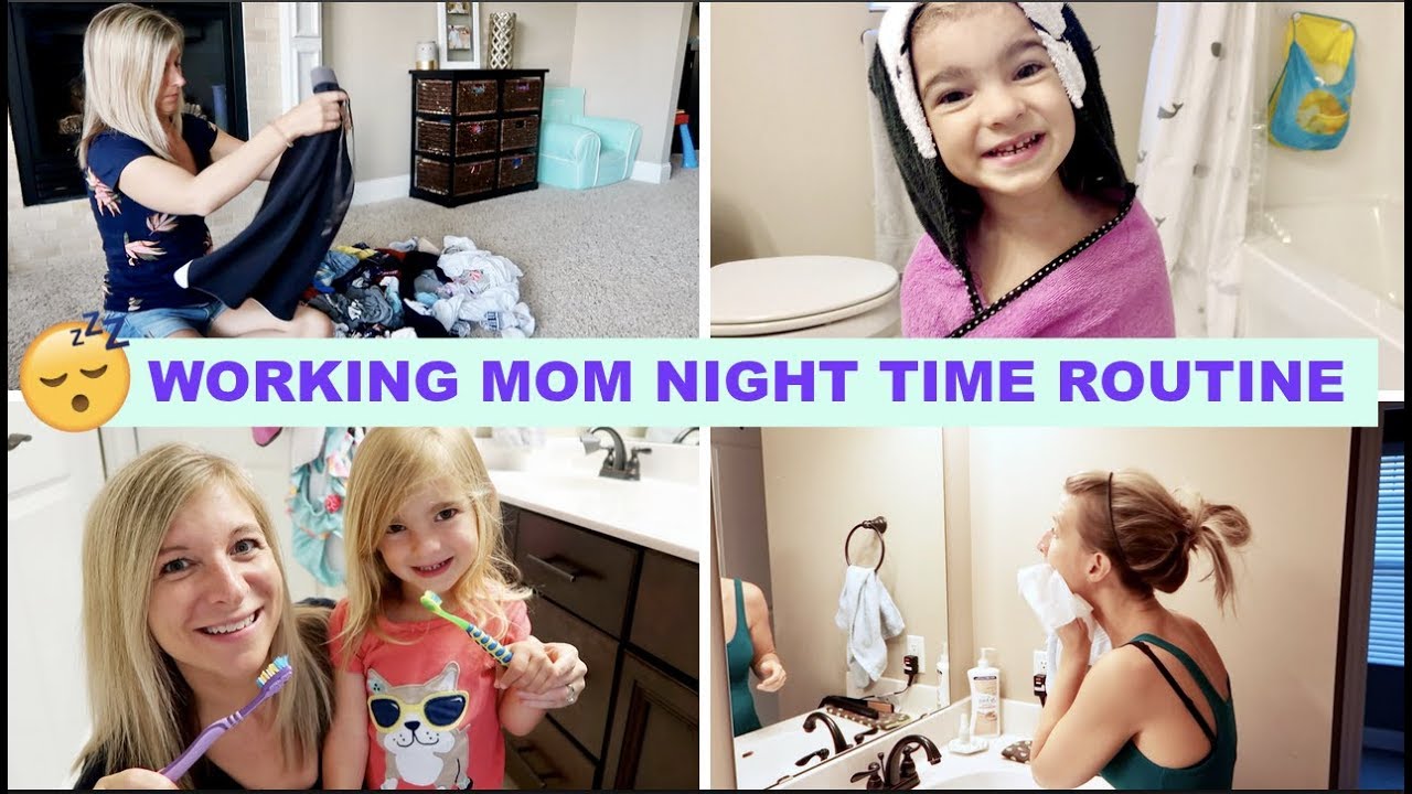 NIGHT TIME ROUTINE OF A WORKING MOM | EVENING ROUTINE WITH A TODDLER ...