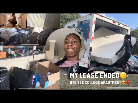 Moving Out of My Apartment | chaotic, time crunch, messy, homeless ...
