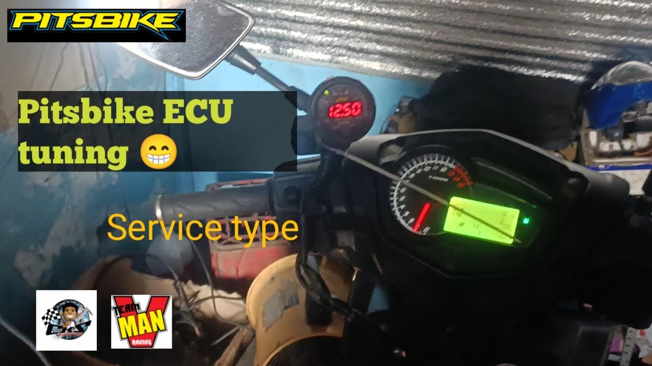 Pitsbike ecu Tuning"Lean/Over feeding" - YouTube